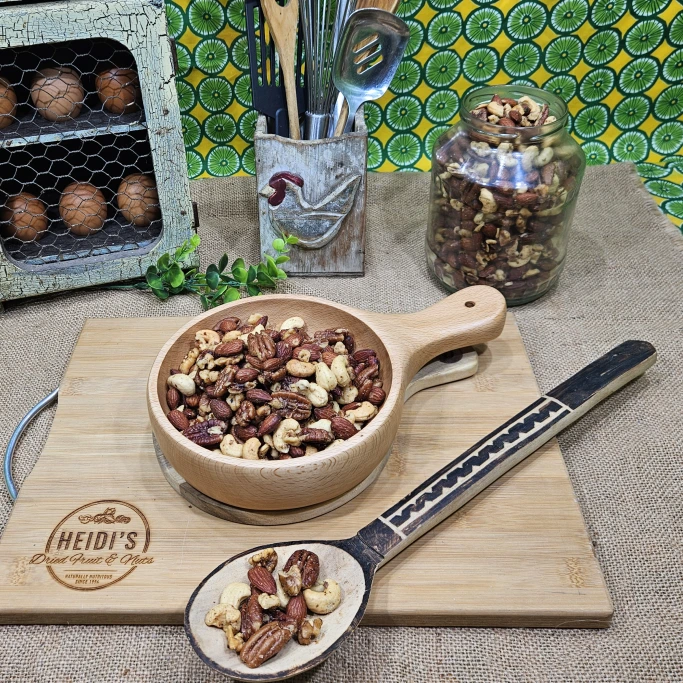 Mixed Tree Nuts Roasted Salted – Heidi's Dried Fruit and Nuts